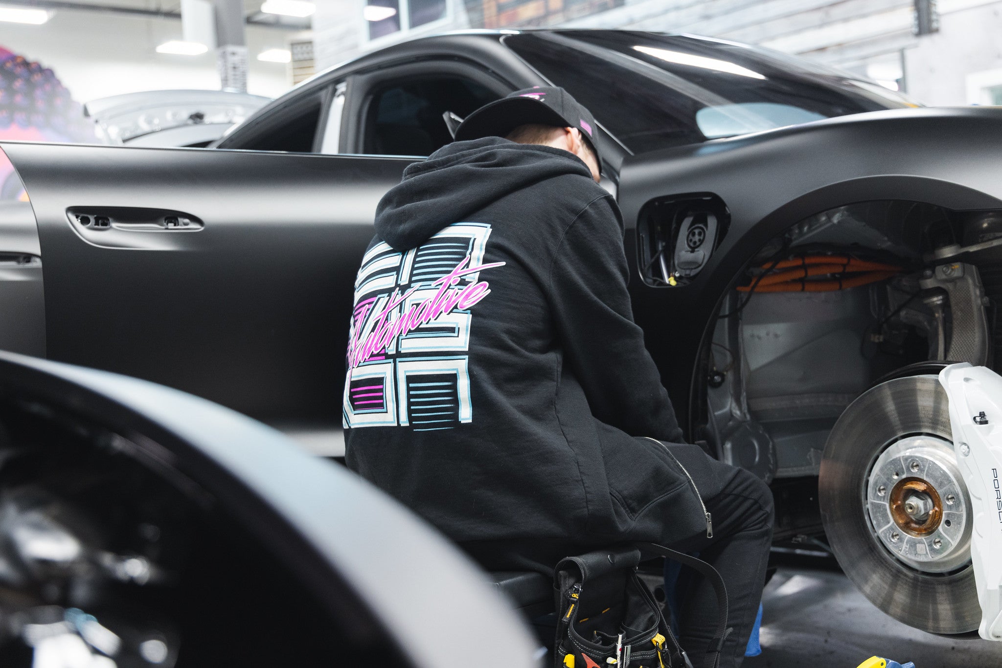 Envision Box - Black Zip Up Jacket